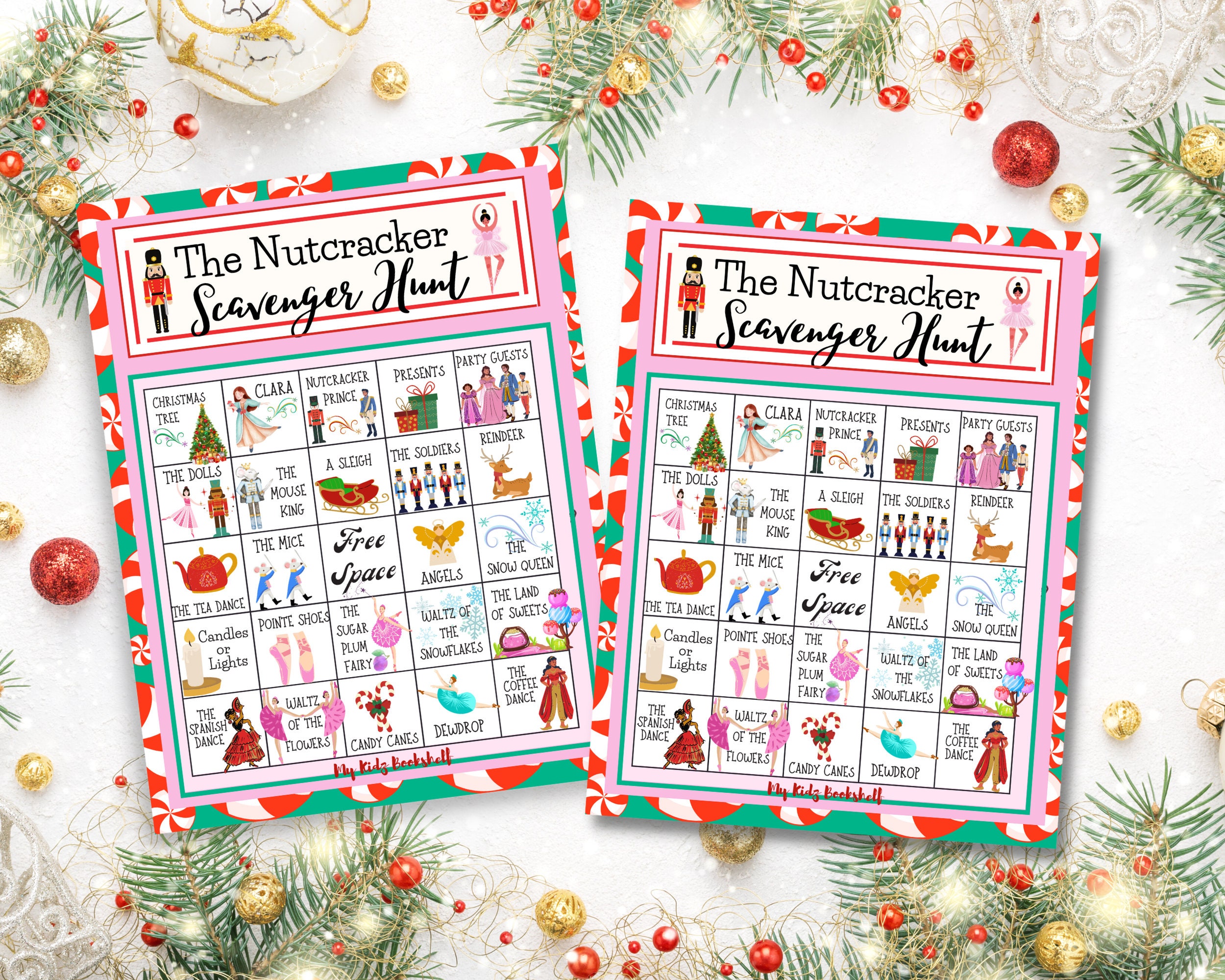 Nutcracker Scavenger Hunt for Kids - Instant Digital Download Ballet ...