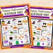 Happy Halloween Scavenger Hunt Bingo - Instant Digital Download Fall ...