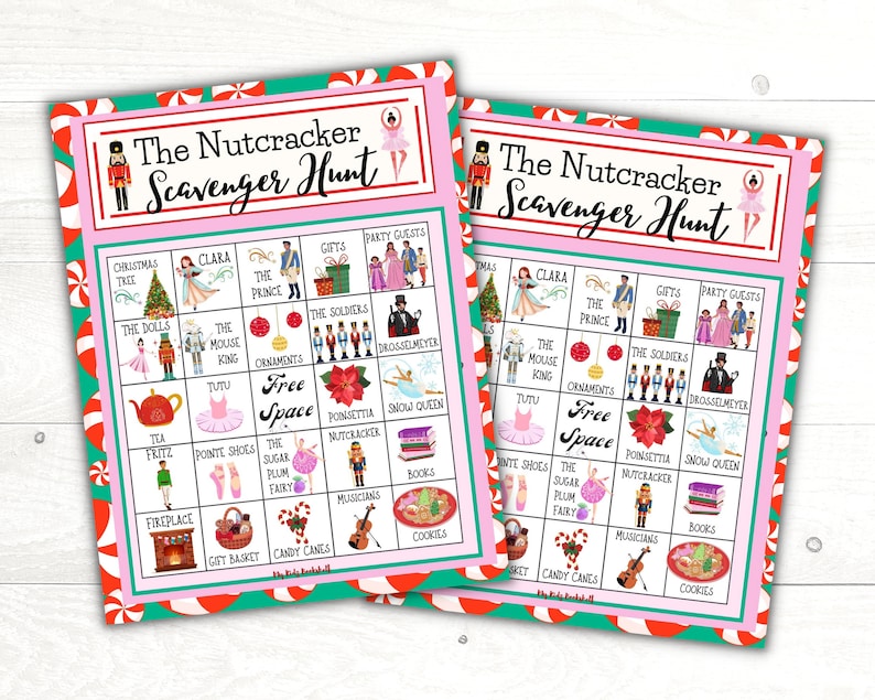 I Spy Nutcracker Scavenger Hunt for Kids Storybook Version Digital ...