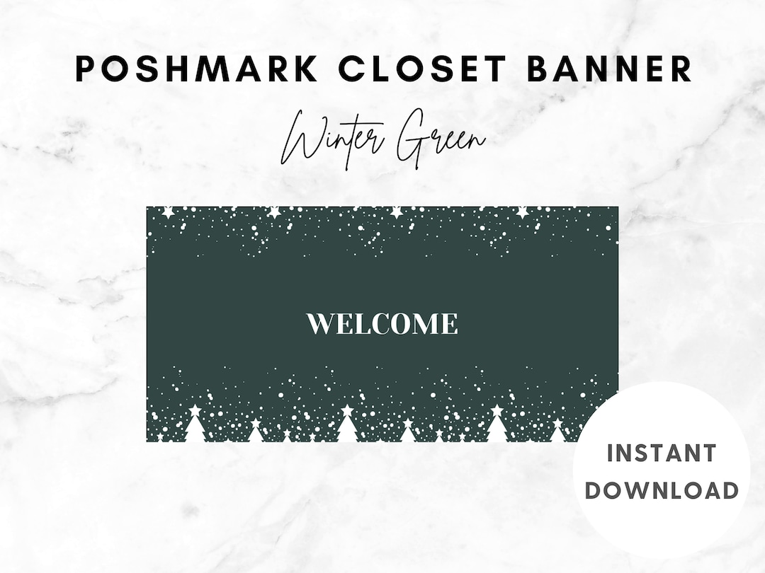Poshmark Banner, Header Poshmark Closet Dividers, Signs Reseller Tools ...