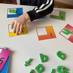 Lowercase Letter Match Task Box- Preschool Letters, Alphabet Matching ...