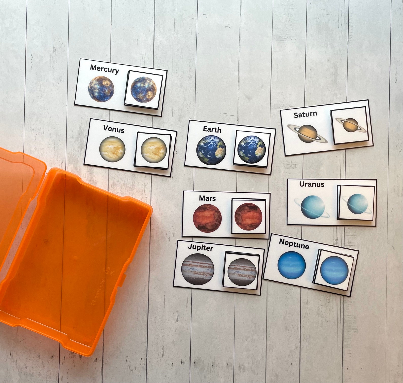 Planet Matching- Errorless Task Box Activity Set- for Toddlers ...