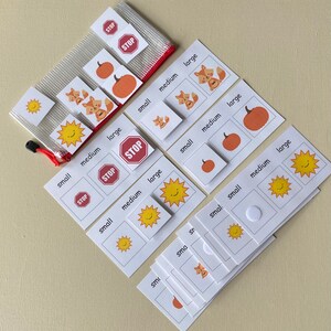 Size Sorting Activity Set- Montessori Learning Toy for Preschool ...