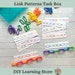 Link Patterns Task Box Set- Montessori Pattern Recognition- Early ...