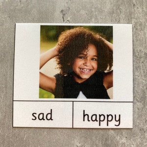 Feelings-life Skills Activity Set- Montessori Learning Toy for ...