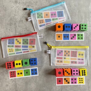 Foam Dice Patterns Bundle- Montessori Toddler, Preschool, Homeschool ...