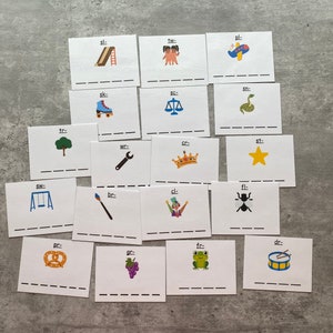 Consonant Blends Spelling Activity Set Montessori Learning - Etsy