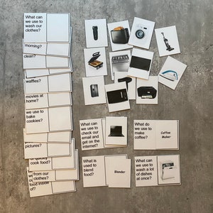 Household Appliances-life Skills Matching Activity- Montessori Learning ...