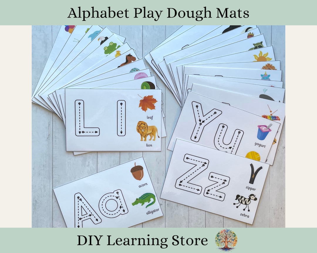 Alphabet Play Dough Mats, Play Doh Mat, Toddler Activities, Activities ...