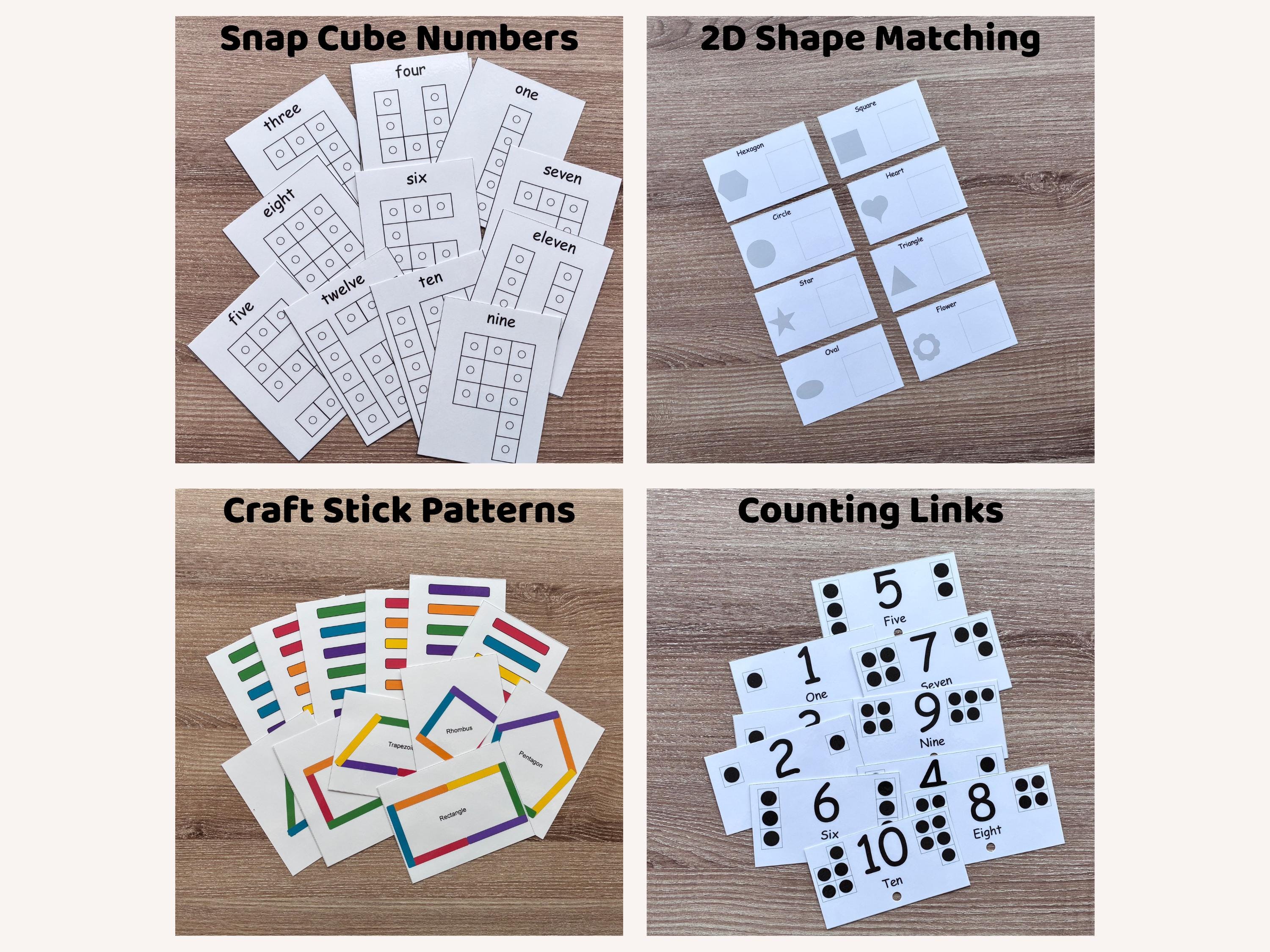 Preschool Task Card Bundle | 16 Learning Activities | Homeschool, Pre K ...