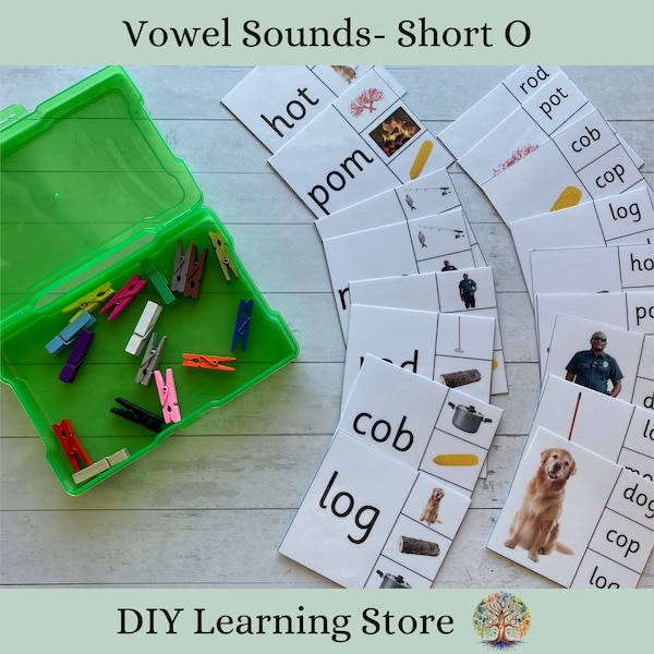 Montessori Cvc Cards - Etsy