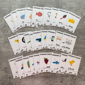 Consonant Digraph Matching and Fill in the Blank- Learning Activity Set ...