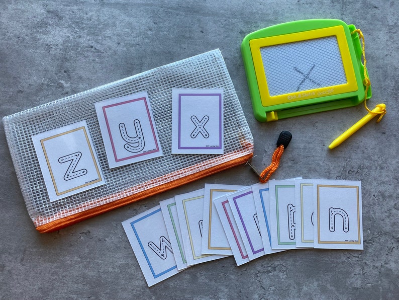 Trace and Write- Lowercase Letters Activity Set- Montessori Learning ...