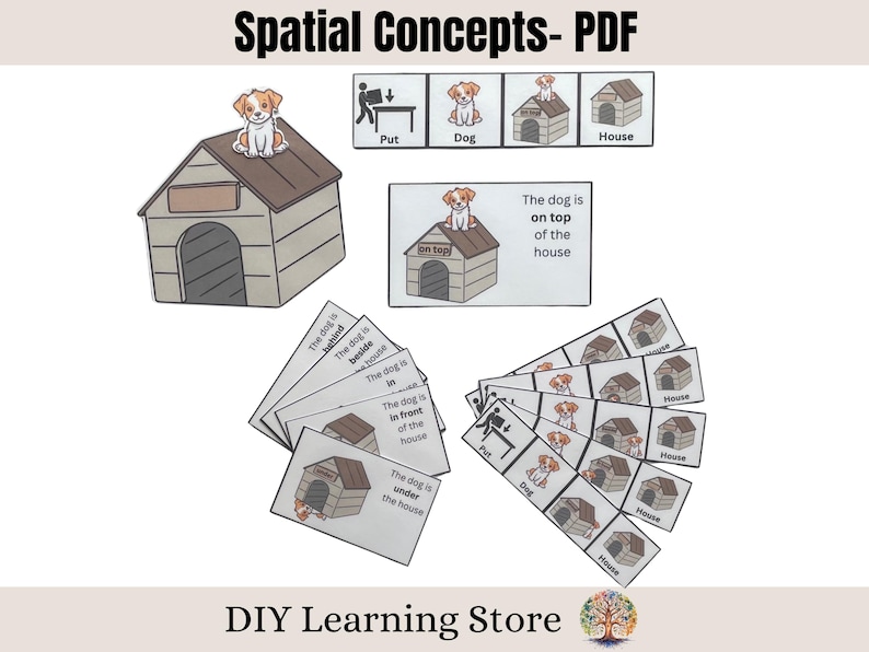 Spatial Concepts Activity Set – Speech Therapy, Homeschool (PDF) - Etsy