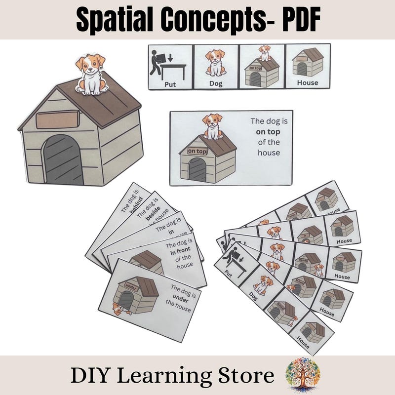 Spatial Concepts Speech Therapy - Etsy
