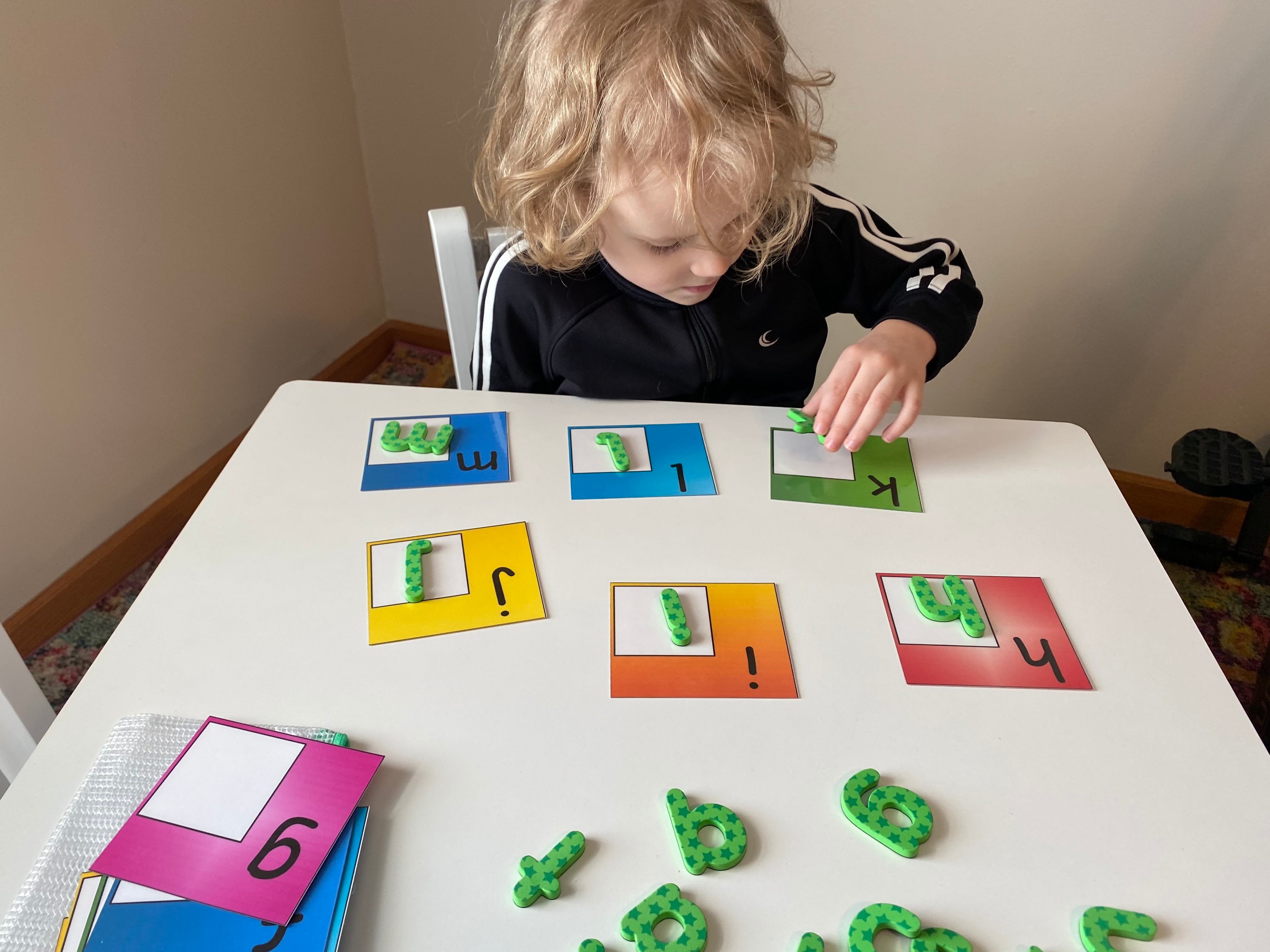 Lowercase Letter Match Task Box- Preschool Letters, Alphabet Matching ...