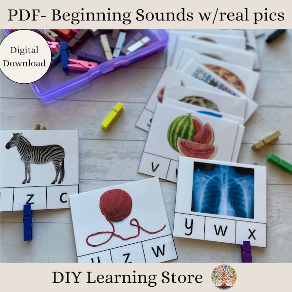 Beginning Sounds - Etsy