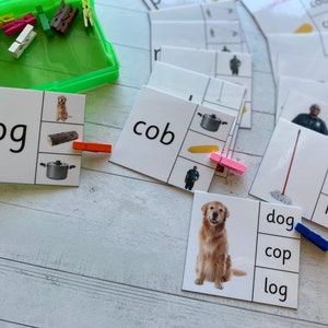 Short O Vowel Sounds Phonics Activity Set- Montessori Preschool ...