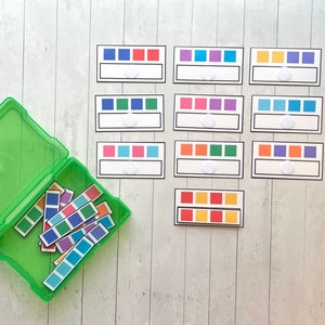 Pattern Matching- Task Box Activity Set- for Preschool, Kindergarten ...