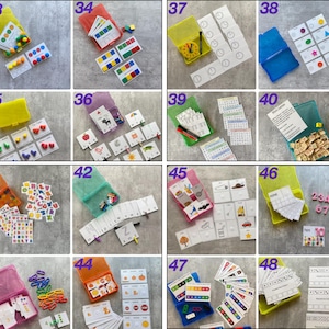 Build a Bundle- 16 Task Box Learning Activity Sets and Carrying Case ...