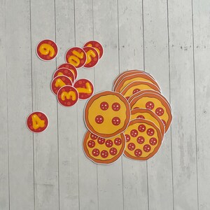 Pizza Number Match- Summer Activity- Toddler Learning Toy- Montessori ...