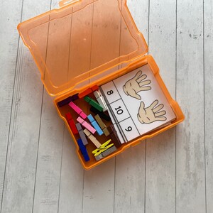 Counting Fingers- Task Box Activity Set- Montessori Learning Toy for ...