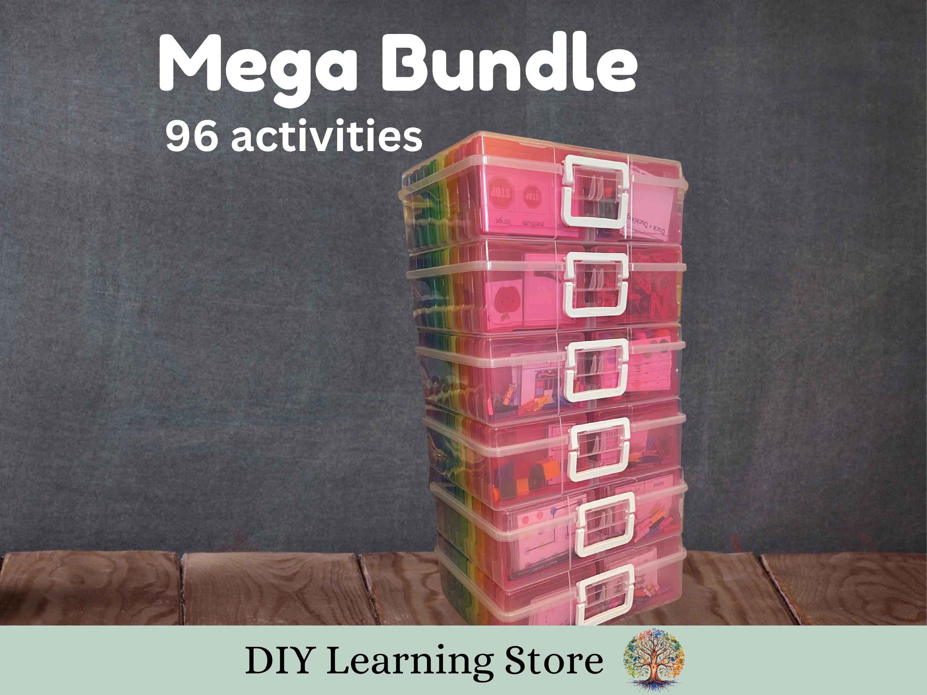 MEGA BUNDLE- 96 Task Boxes- Learning Activity Sets and Carrying Cases ...