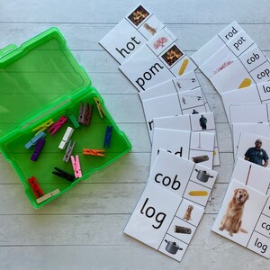 Short O Vowel Sounds Phonics Activity Set- Montessori Preschool ...