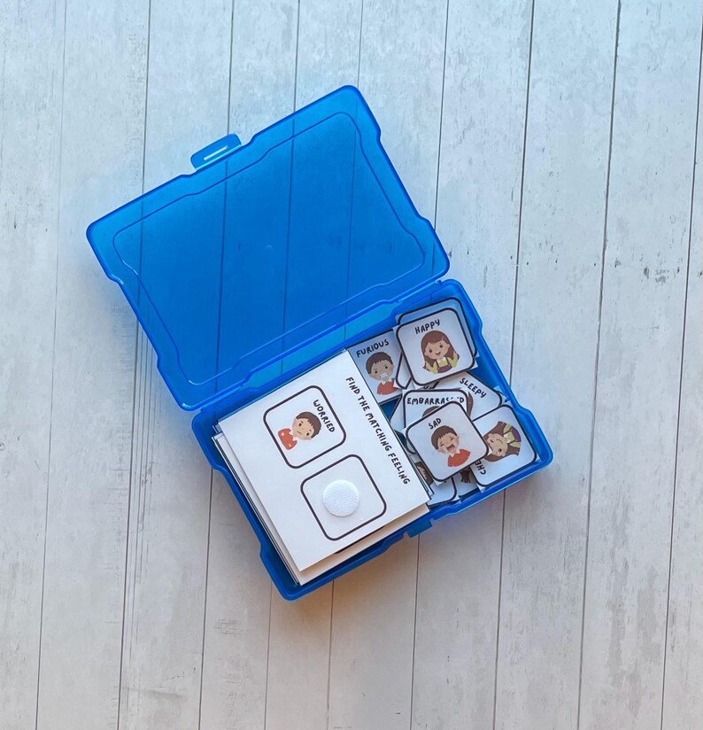 Feelings Matching- Learning Activity Set- Toddlers, Preschool, Special ...