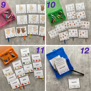 Build a Bundle 16 Task Box Learning Activity Sets and Carrying Case ...