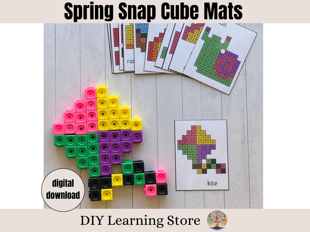 Spring Snap Cube Task Box Cards- Montessori Toddler- Preschool ...