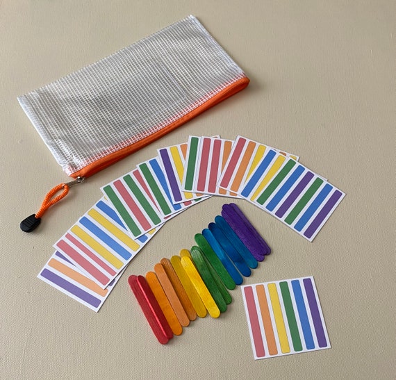 Craft stick Patterns Activity Set | Etsy