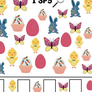 I Spy Game- Easter Theme- Preschool- Kindergarten- Special Education ...