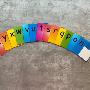 Lowercase Letter Match Task Box- Preschool Letters, Alphabet Matching ...