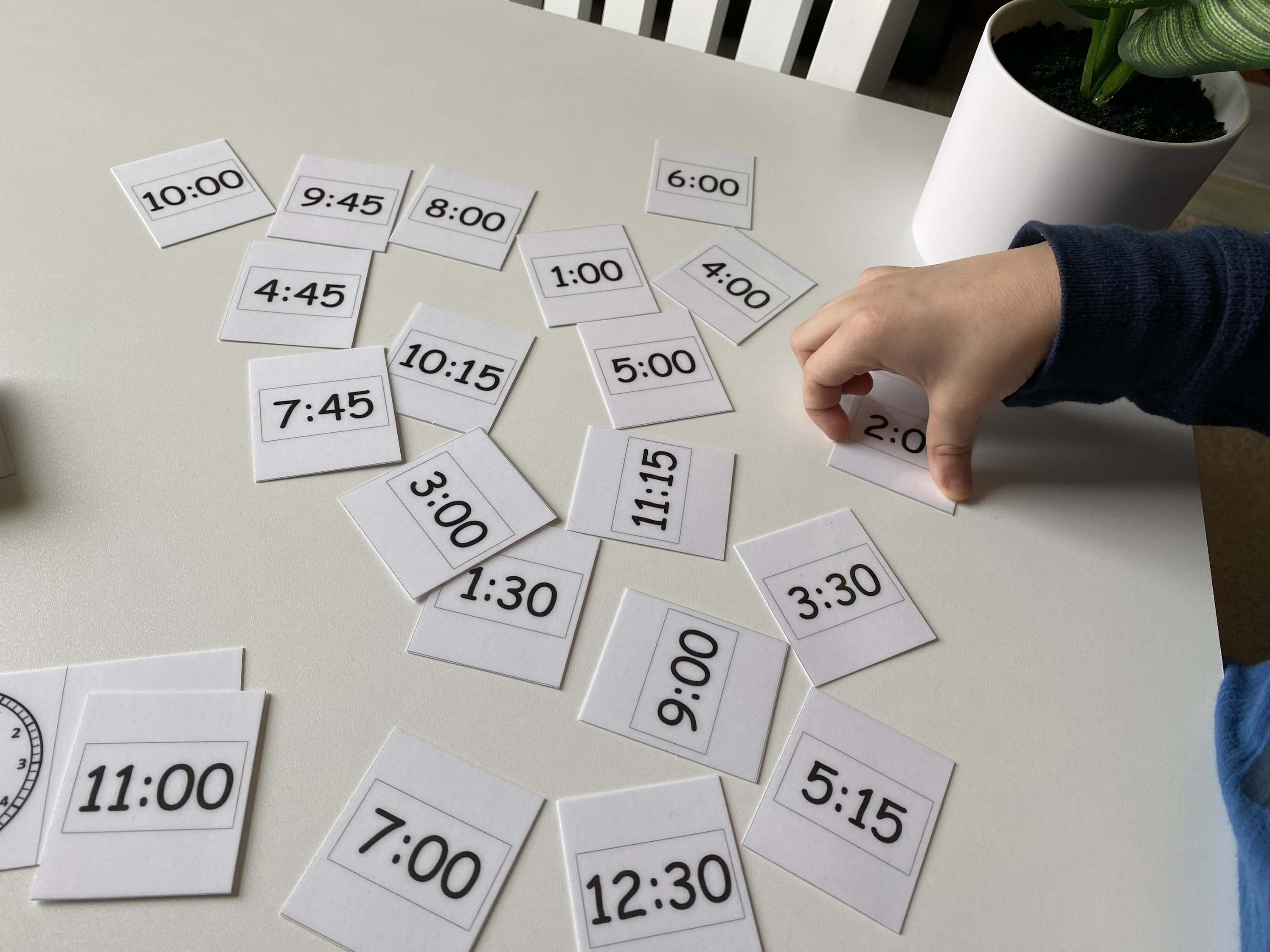 Analog Clock Matching Activity – Montessori Learning (PDF) - Etsy