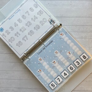 Winter Busy Book- Toddler Quiet Book- Preschool Curriculum- Homeschool ...