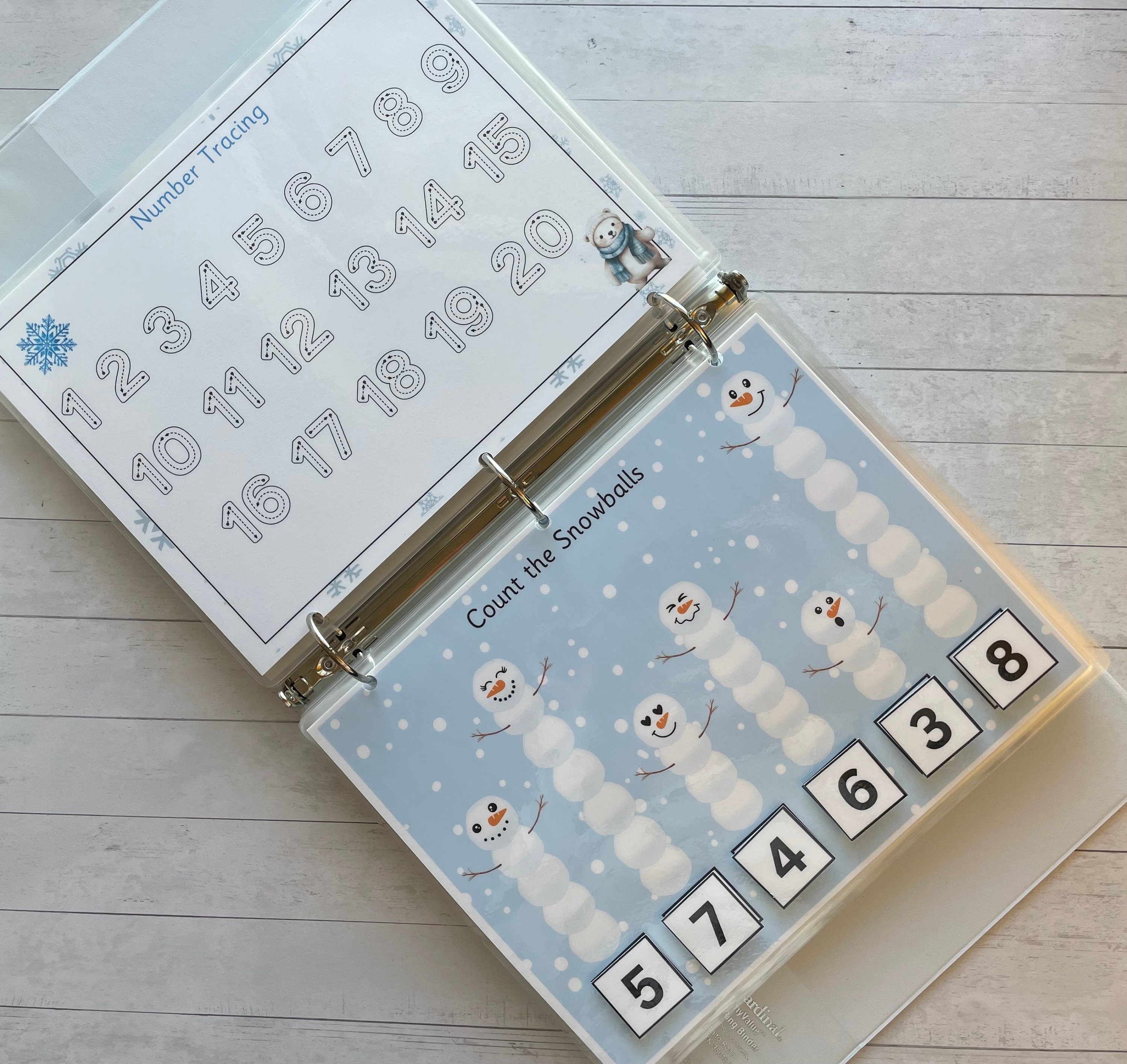 Winter Busy Book- Toddler Quiet Book- Preschool Curriculum- Homeschool ...