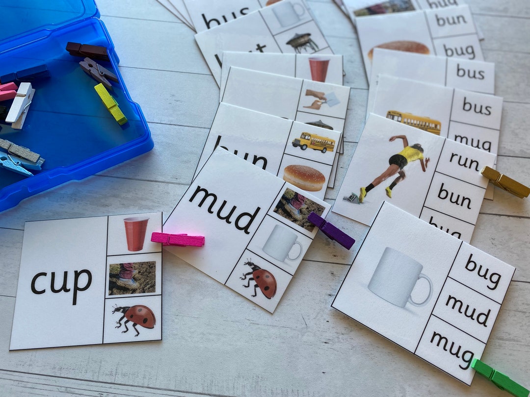 Phonics Short U Activity Set Montessori Inspired Alphabet - Etsy