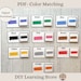 Color Matching- Task Box Activity Set- for Toddlers, Preschool ...