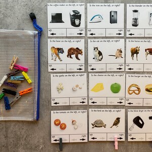 Left or Right- Life Skills Activity Set- Montessori Learning Toy for ...