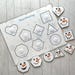 Shape Matching Snowman Faces- Winter Activity Page- Toddler, Preschool ...