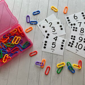 Counting Activity Cards 1-10 – Montessori Learning Toy (PDF) - Etsy