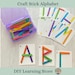Craft Sticks Alphabet Activity Set Preschool, Homeschool, Special ...