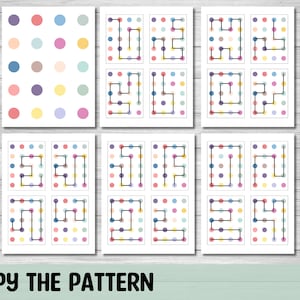 Copy the Pattern- Instant Download- Montessori Preschool Worksheets ...