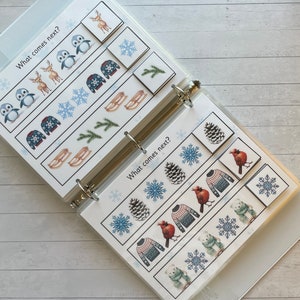 Winter Busy Book- Toddler Quiet Book- Preschool Curriculum- Homeschool ...