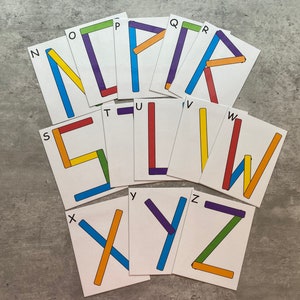 Craft Sticks Alphabet Activity Set- Preschool, Homeschool, Special ...