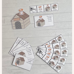 Spatial Concepts Activity Set- Speech Therapy Resource- Homeschool ...