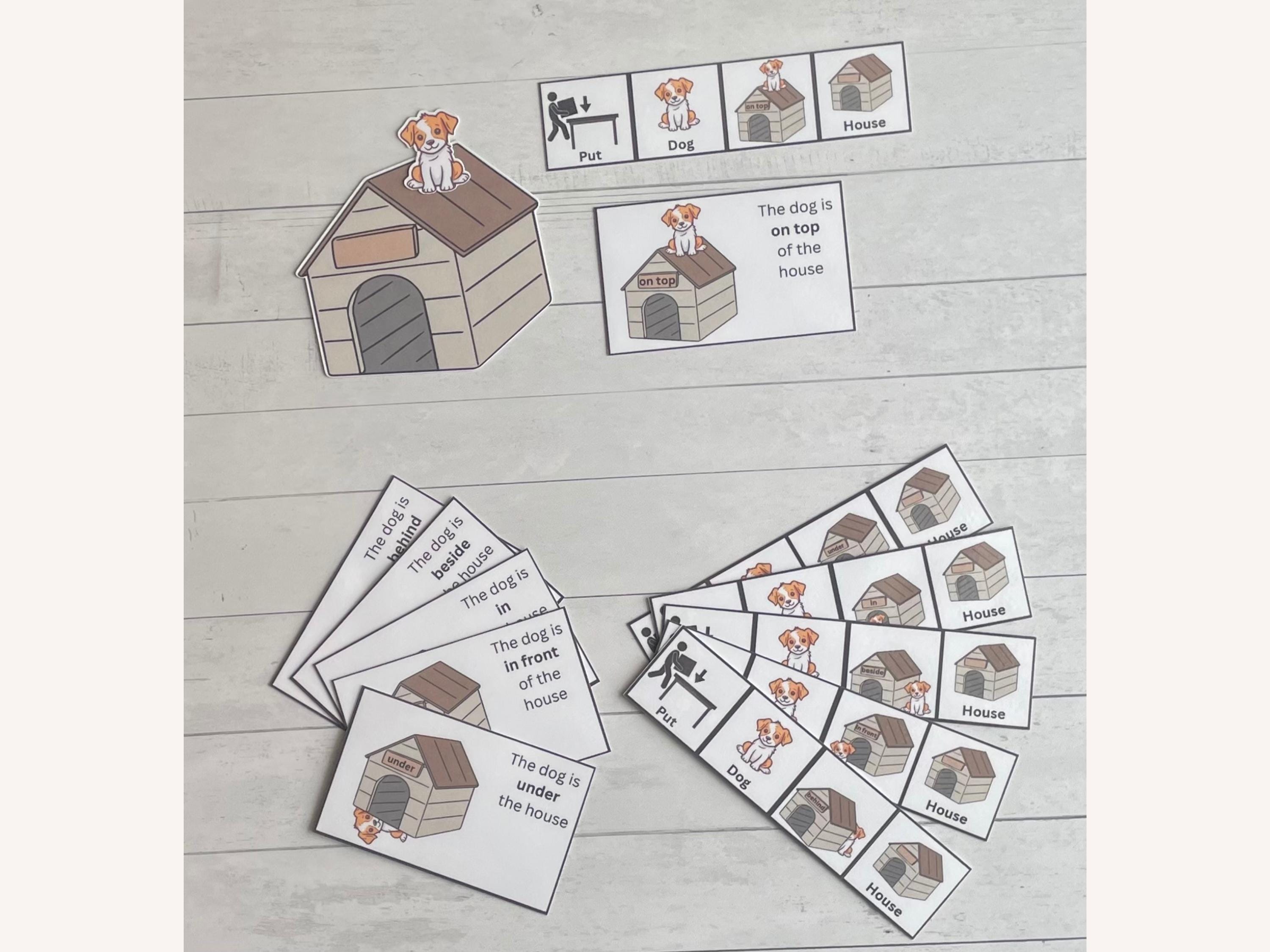 Spatial Concepts Activity Set – Speech Therapy, Homeschool (PDF) - Etsy