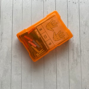 Counting Fingers- Task Box Activity Set- Montessori Learning Toy for ...