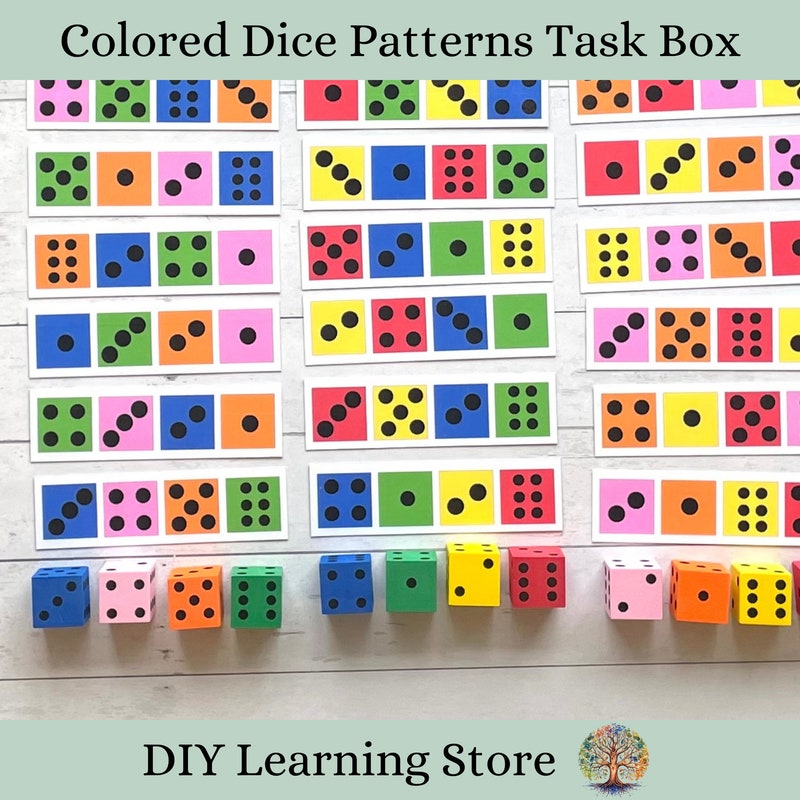 Colored Dice - Etsy